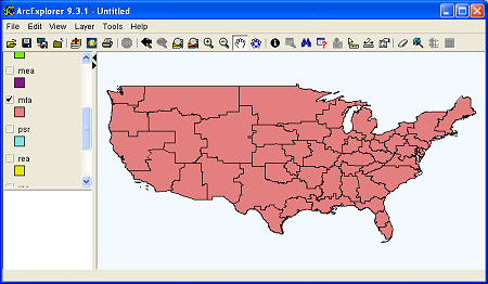 Download Free FCC Major Trading Areas ArcGIS Shapefile