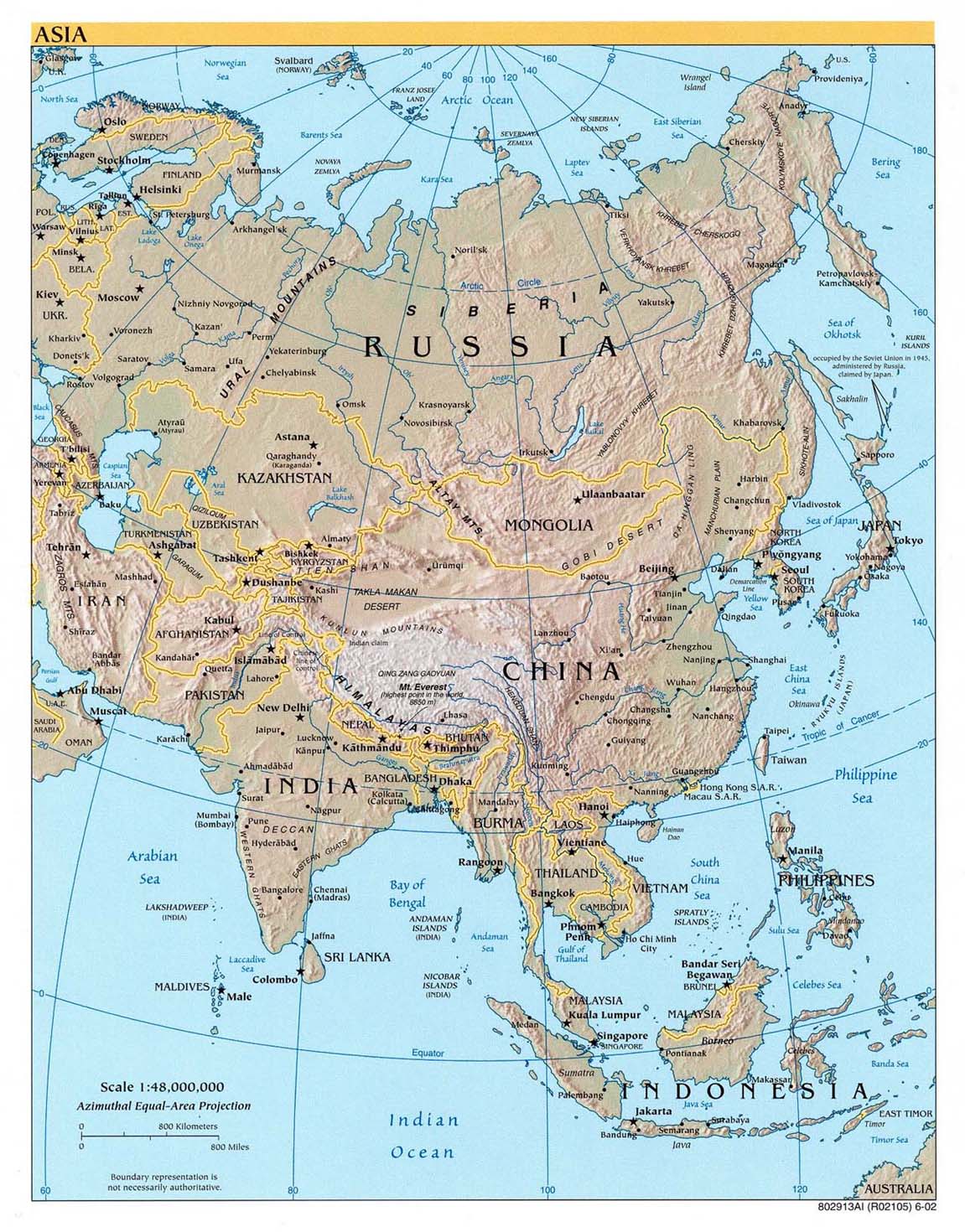 Free Download Asia Maps