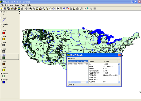 Federal & Indian Public Lands ArcGIS Shapefile maps